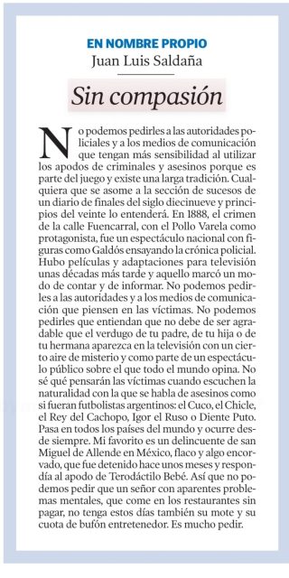 Sin compasión - Jefatura Superior